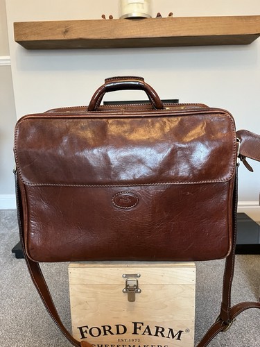 The BRIDGE leather Briefcase | eBay UK