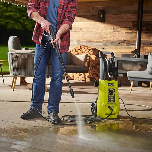 Ryobi Pressure Washer Electric RY140PWA Outdoor Patio Cleaner Car Jet ...