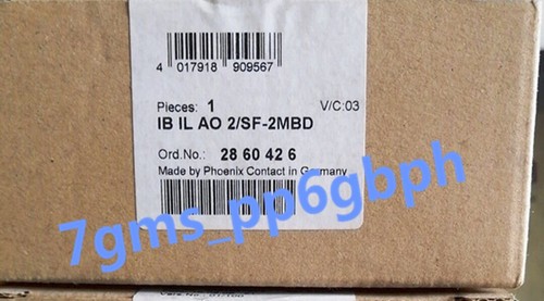 1 pcs New IN BOX Phoenix Contact Module IB IL AO 2/SF-2MBD 2860426 | eBay