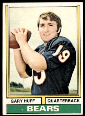 1974 Topps Gary Huff Football Card Chicago Bears #367 | eBay