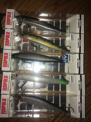 RAPALA PRECISION EXTREME MAVERICK 110SP=CUSTOM-5 DIFFERENT COLORED ...