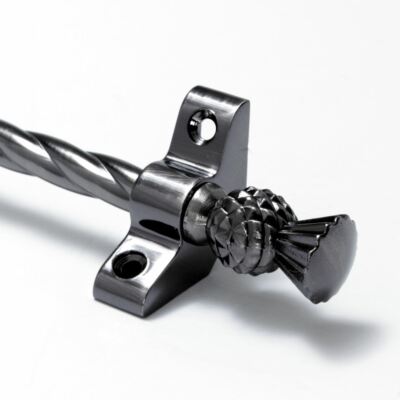 13 X Antique Pewter Stair Rods - 3/8" x 28.5" - Candy Twist - Thistle ...