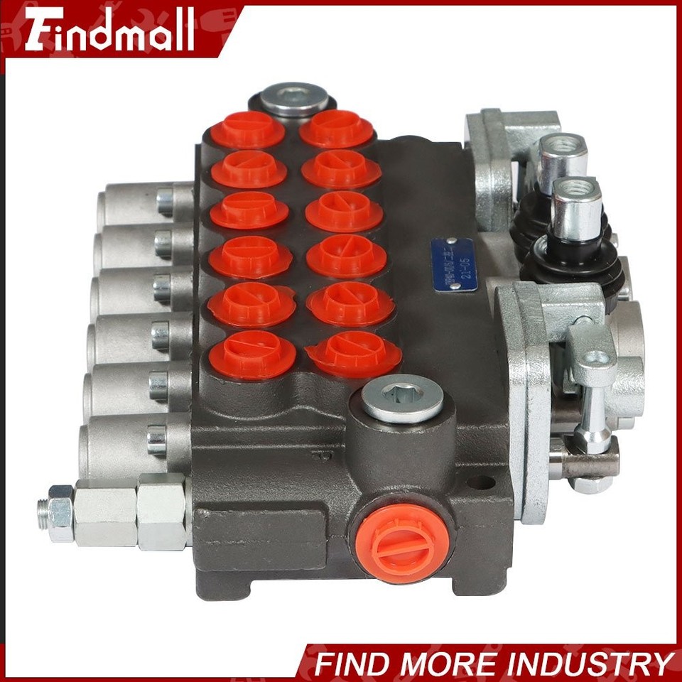 Findmall Hydraulic Directional Control Valve 6 Spool, 11 GPM ...