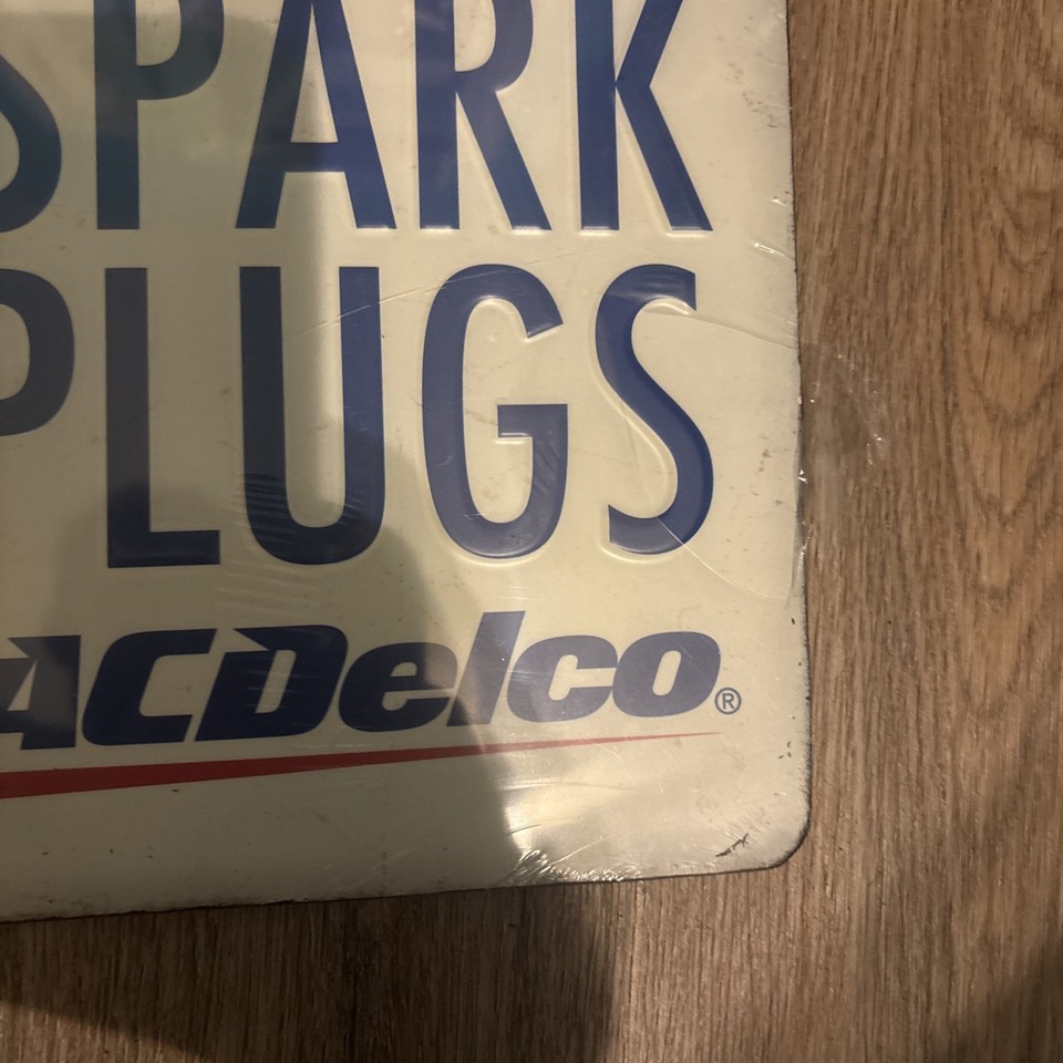 AC DELCO Metal Thermometer Sign Spark Plugs GM Licensed Product. Brand ...