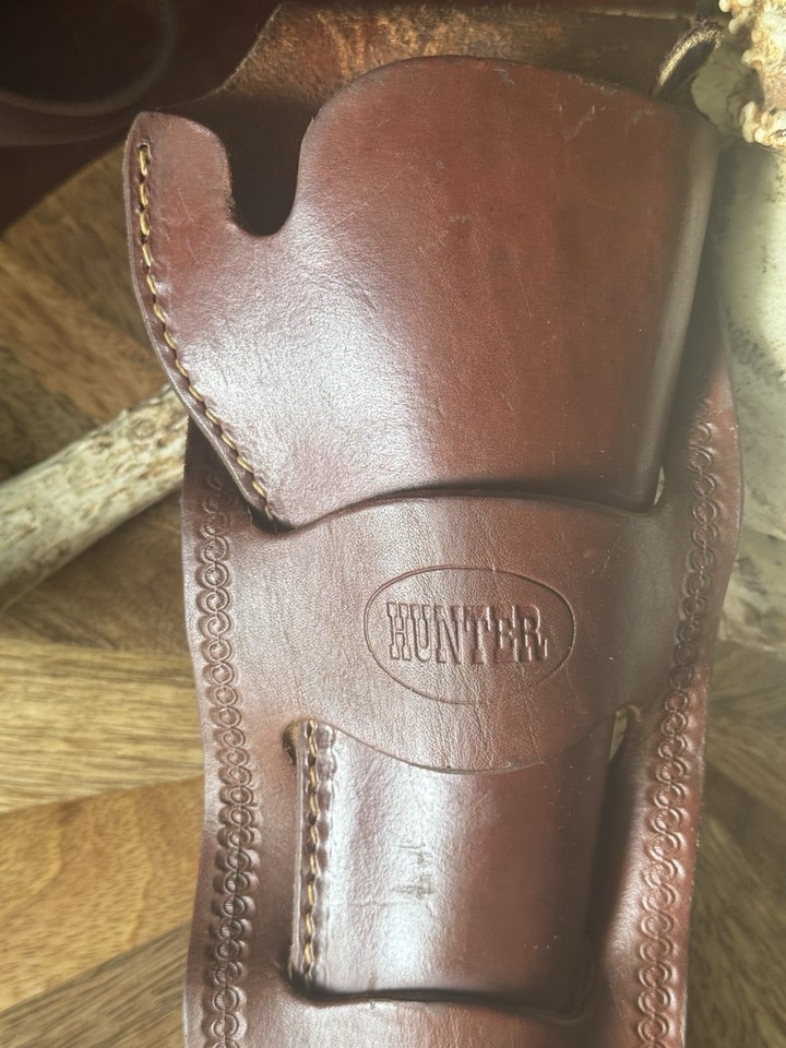 Wow!! Vintage "Hunter" Double Mexican Loop Holster. EUC for Up To 7 ...