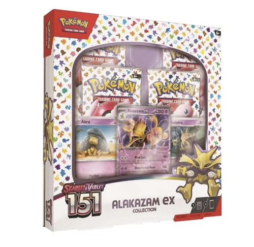 Pokémon TCG: Scarlet & Violet 151 Alakazam ex Collection Box Factory ...