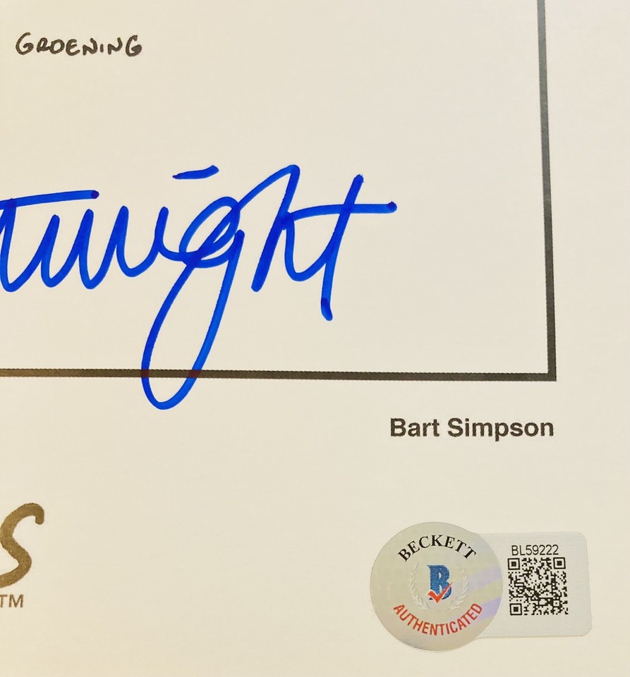 NANCY CARTWRIGHT Autographed Signed 8x10 Photo Beckett COA “The ...