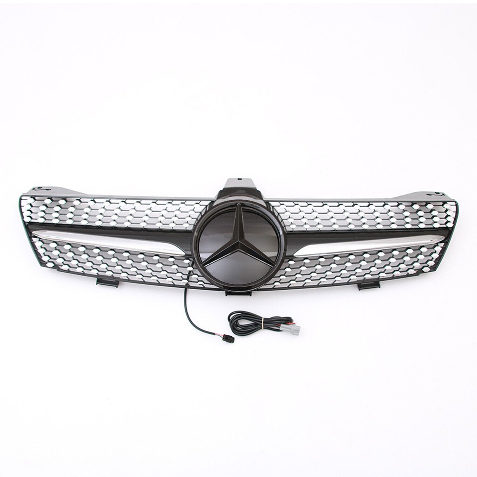 Front Grille w/LED Star For 2005-2008 Mercedes Benz CLS Class W219 ...