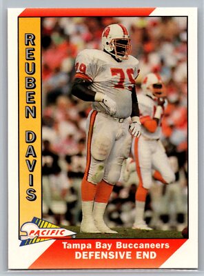 1991 Pacific Football #500 Reuben Davis Tampa Bay Buccaneers | eBay