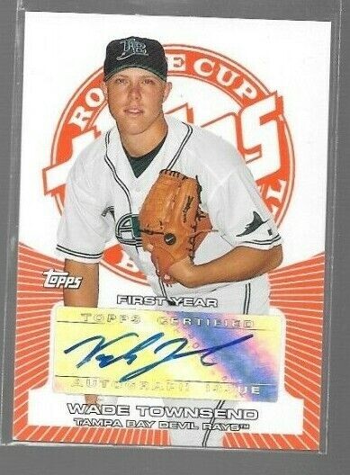 2005 Topps Rookie Cup Orange Wade Townsend Auto #158 #'d 237/399 mint ...