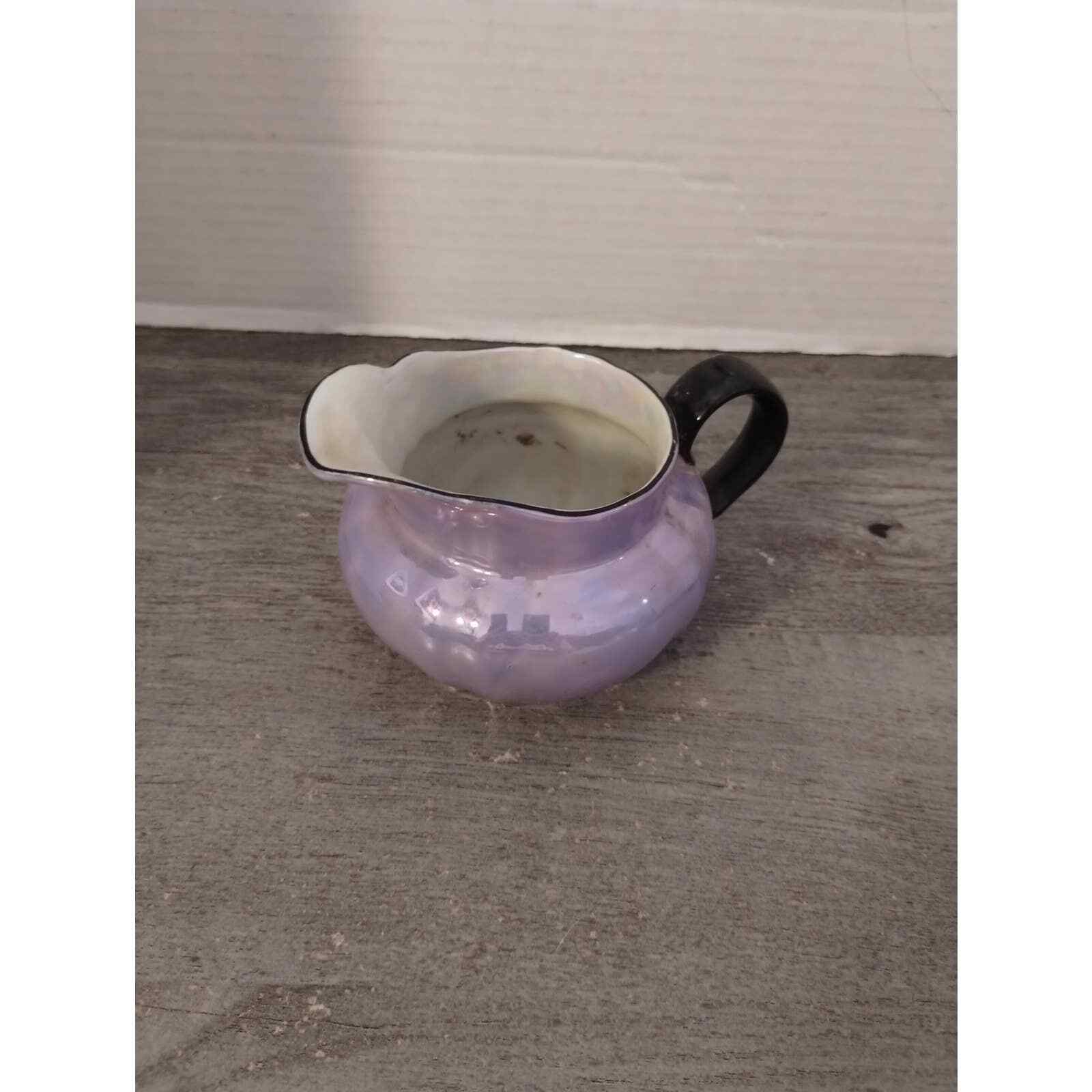 3 1/4" Purple Lusterware Creamer Made in Germany | eBay