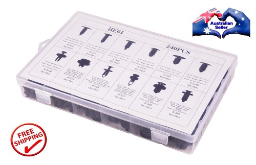 Automotive Clip Assortment 240 Piece Professional Kit HE01 | eBay Australia