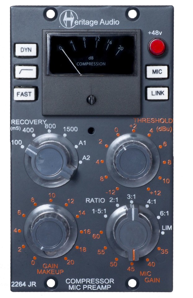 Heritage Audio 2264JR compressor/micpre 1073 for API 500 Series Racks ...