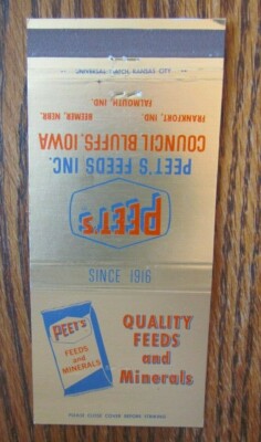 FARM IMPLEMENT: PEET'S FEED (COUNCIL BLUFF, BEEMER, FALMOUTH ...