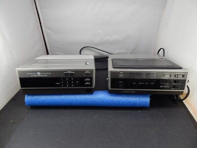unusual c.1983 General Electric 2pc VCR Component Set 1CVD4020X ...