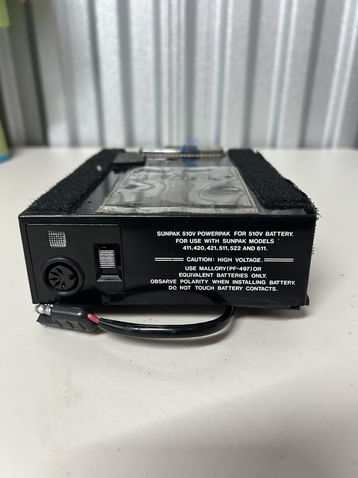 Vtg Sunpak Flash Power Pack NC 510 Volt Rechargeable Battery Auto ...