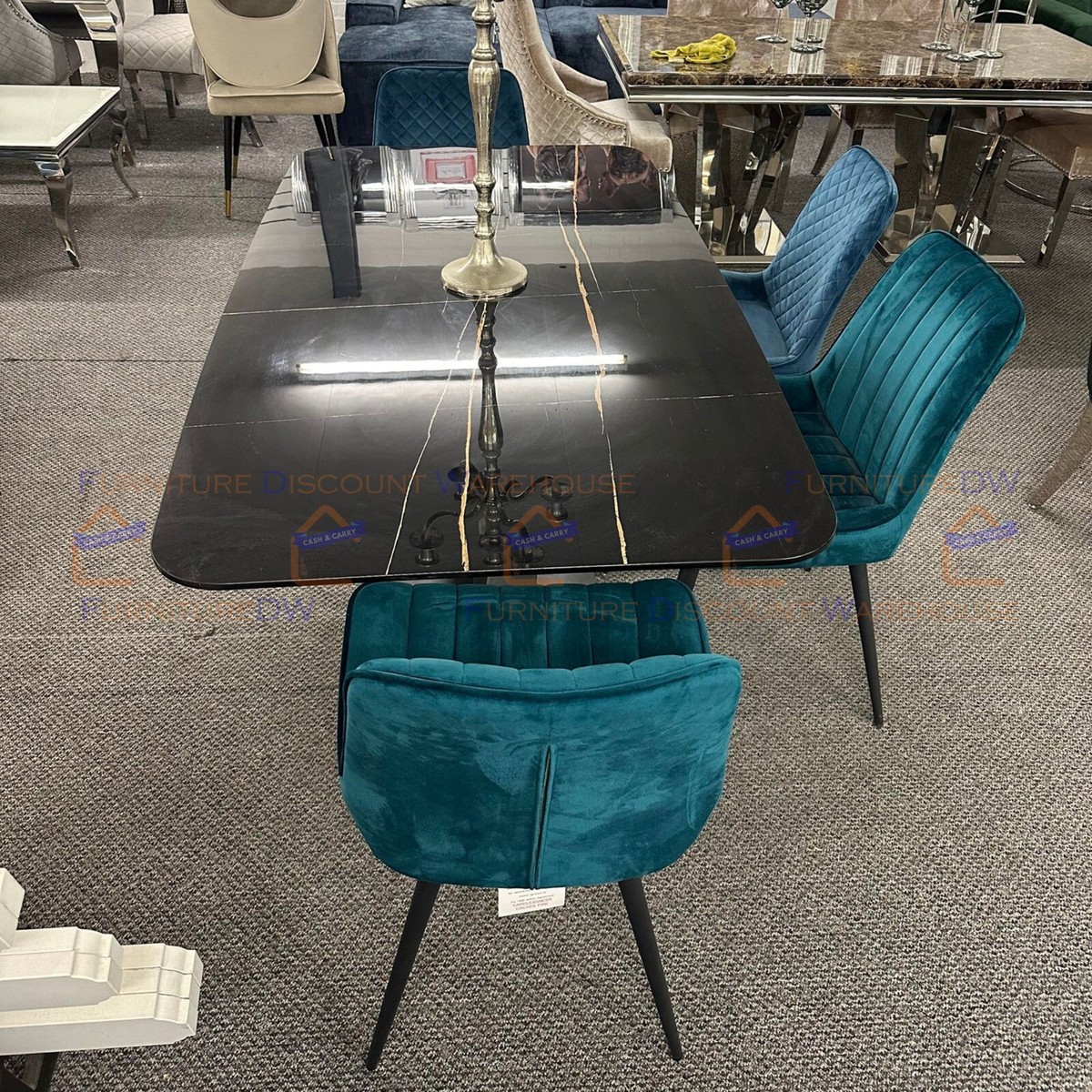 Jordan Dining Table White Acrylic Rouse Home