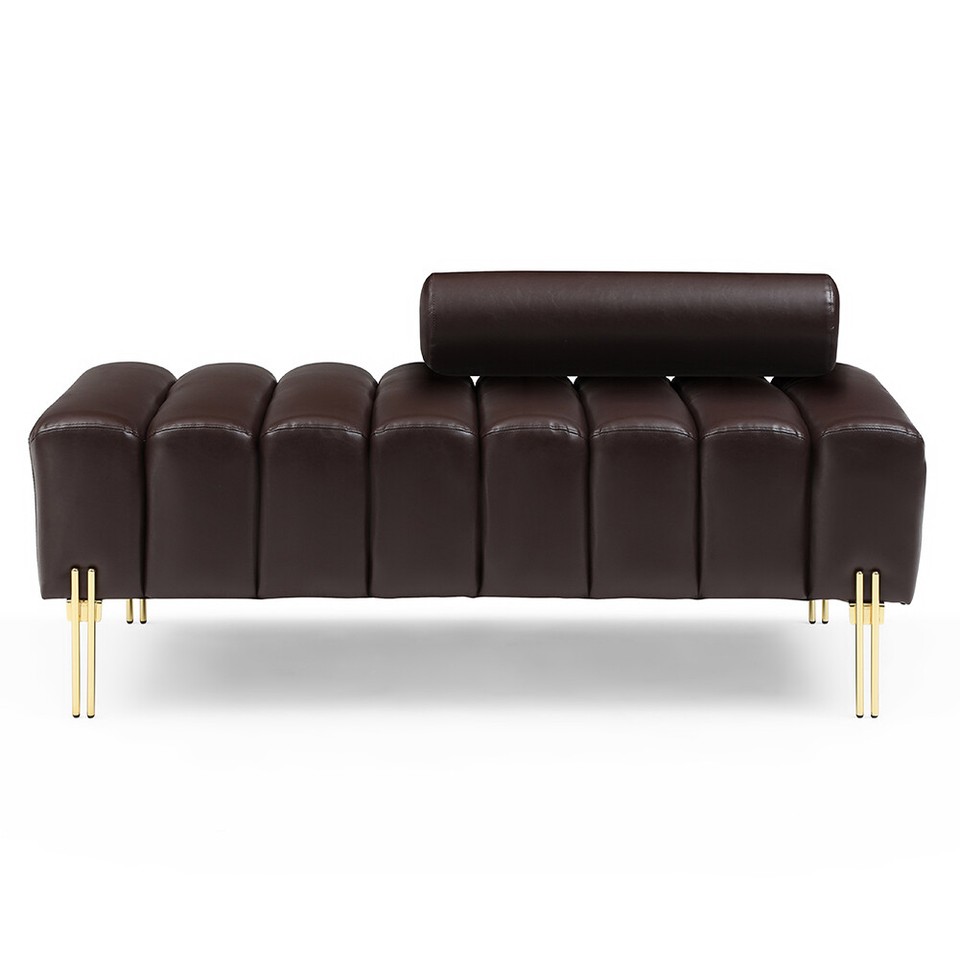53.2" Upholstered Adjustable Backrest Ottoman Bench ,End Of Bed Bench ...