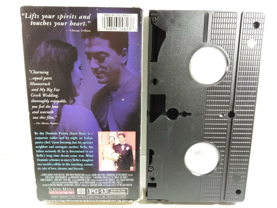 A Wedding for Bella (VHS, 2004) Scott Baio, Kristin Minter, Rosemary ...