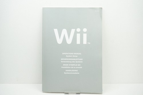 Wii Operations Manual: System Setup EUU-2 | eBay