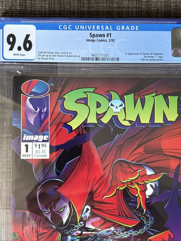 Spawn #1 (1992 Image) - CGC 9.6 - 1st Appearance of Spawn (Al Simmons) white Pgs | eBay