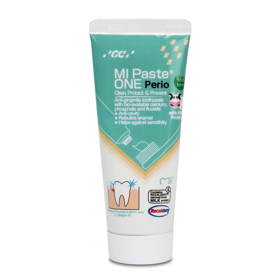 GC MI Paste Fresh Mint Anti-cavity Toothpaste with RECALDENT Tech | eBay