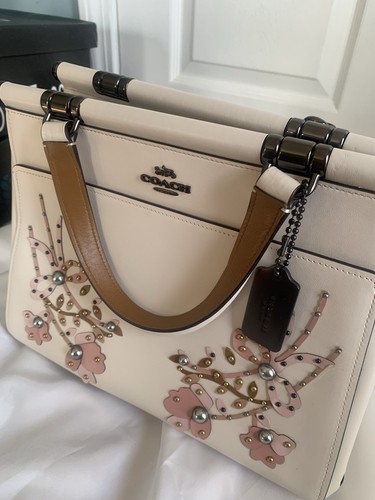 Brand New Coach Grace Bag with Floral Embroidery (Please Read Full ...