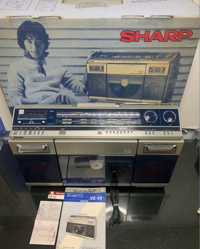 Sharp VZ-V2 Stereo System AM FM Radio Cassette Player | eBay