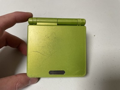 Nintendo Gameboy Advance GBA SP Lime Green (AGS-001) For Parts or ...