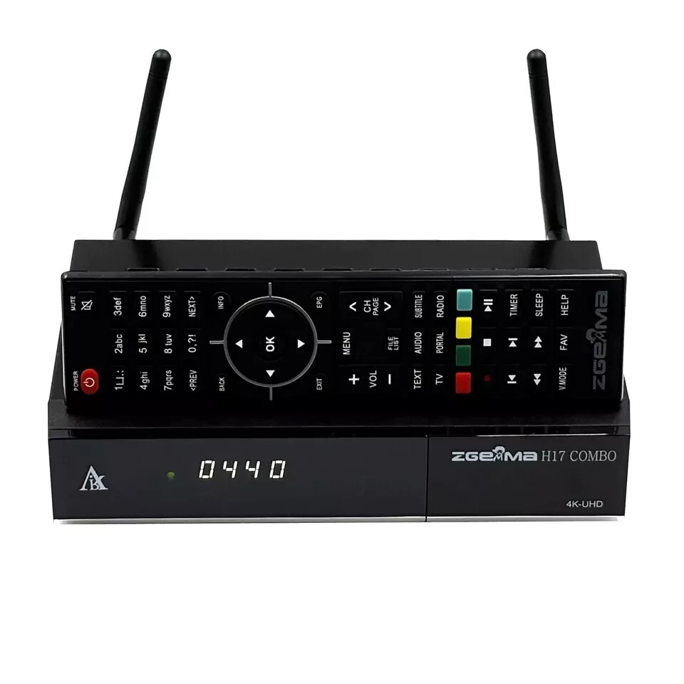 2025 ZGEMMA H17 COMBO 4K UHD Satellite TV Receiver with DVB S2X + DVB ...