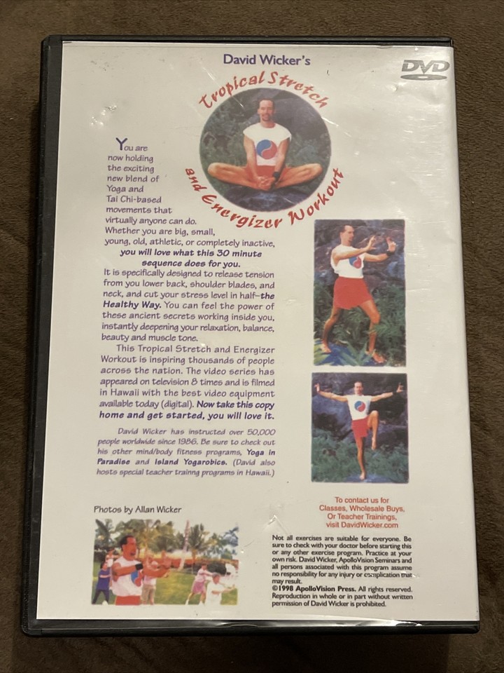 David Wicker's Tropical Stretch & Energizer Workout: Simplified Yoga ...