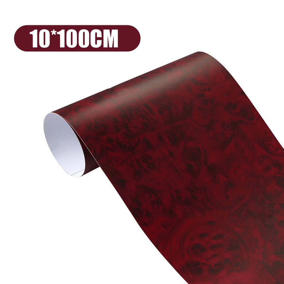 Matte Glossy Wood Grain Textured Vinyl Wrap Sticker Car Home Interior ...