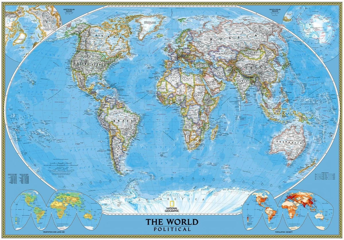 World Political Map Wallpaper