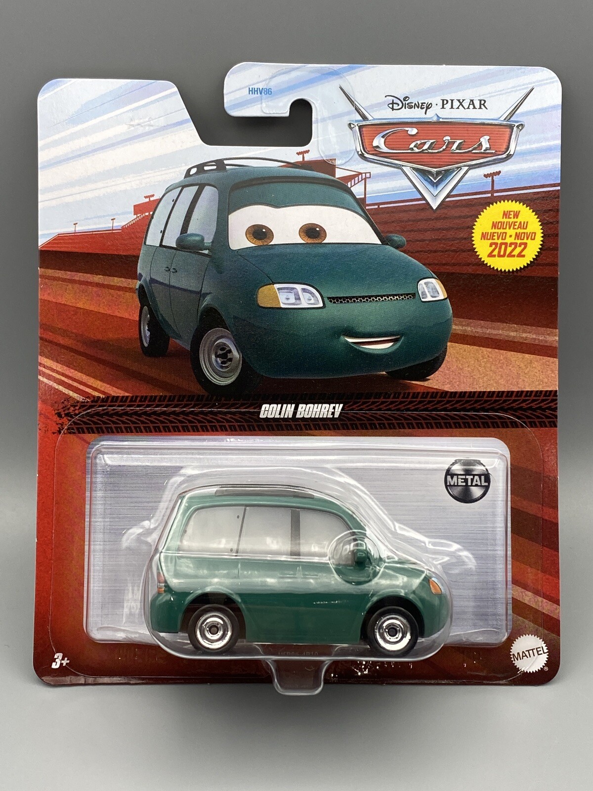 Disney Pixar Cars Colin Bohrev NEW for 2022 Metal Series Red Card NEW ...