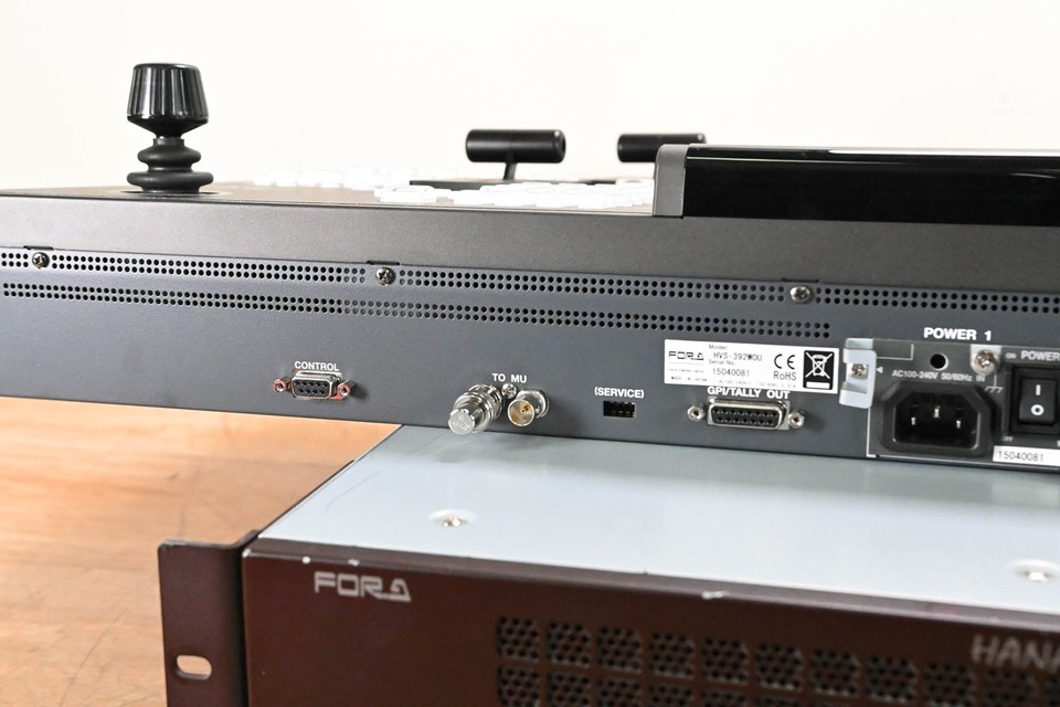 For.A HVS-390HS 2 M/E Video Switcher with HVS-392WOU Control Surface ...