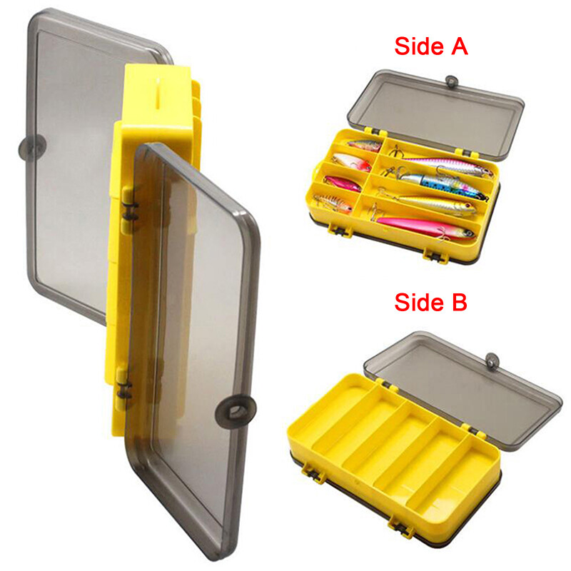 Portable Waterproof Double-sided Fishing Tackle Box Fishing Lure ...