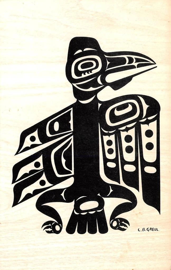 Pacific Northwest Native American Art Raven
