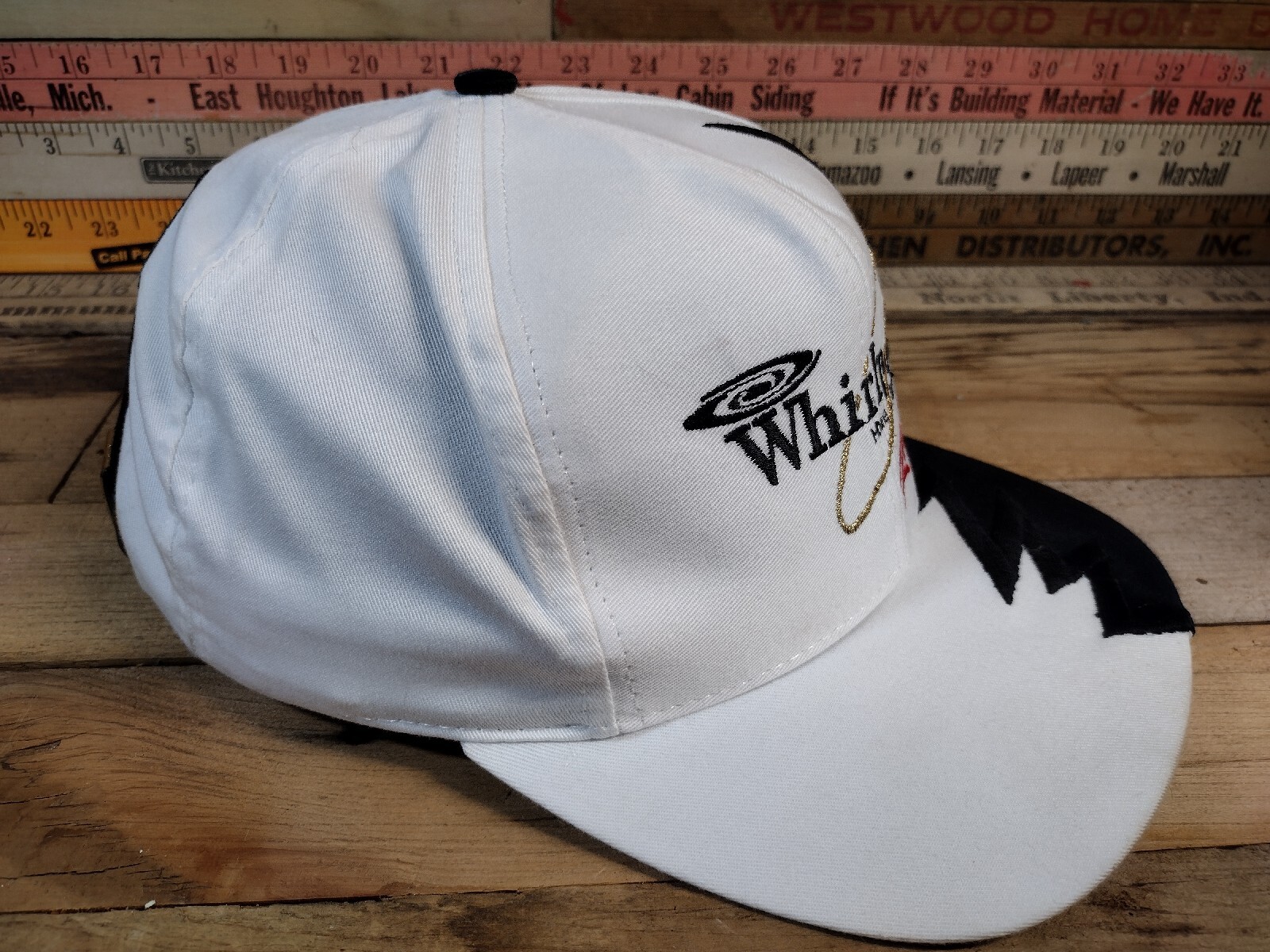 Vintage Shockwave Whirlpool Racing hat~cap Strapback shock-wave split ...