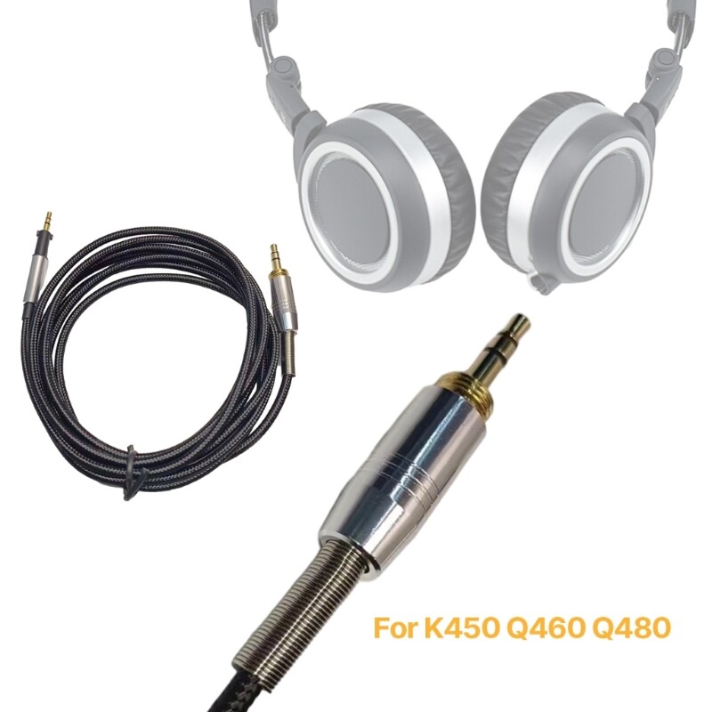 Nylon Braided Headset Cable for K450 Q460 Q48 Headphones 200cm/87.74in ...