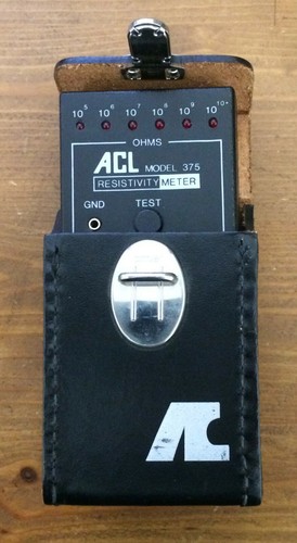 ACL MODEL: 375 Resistivity Meter w/ Leather Belt Clip Case | eBay