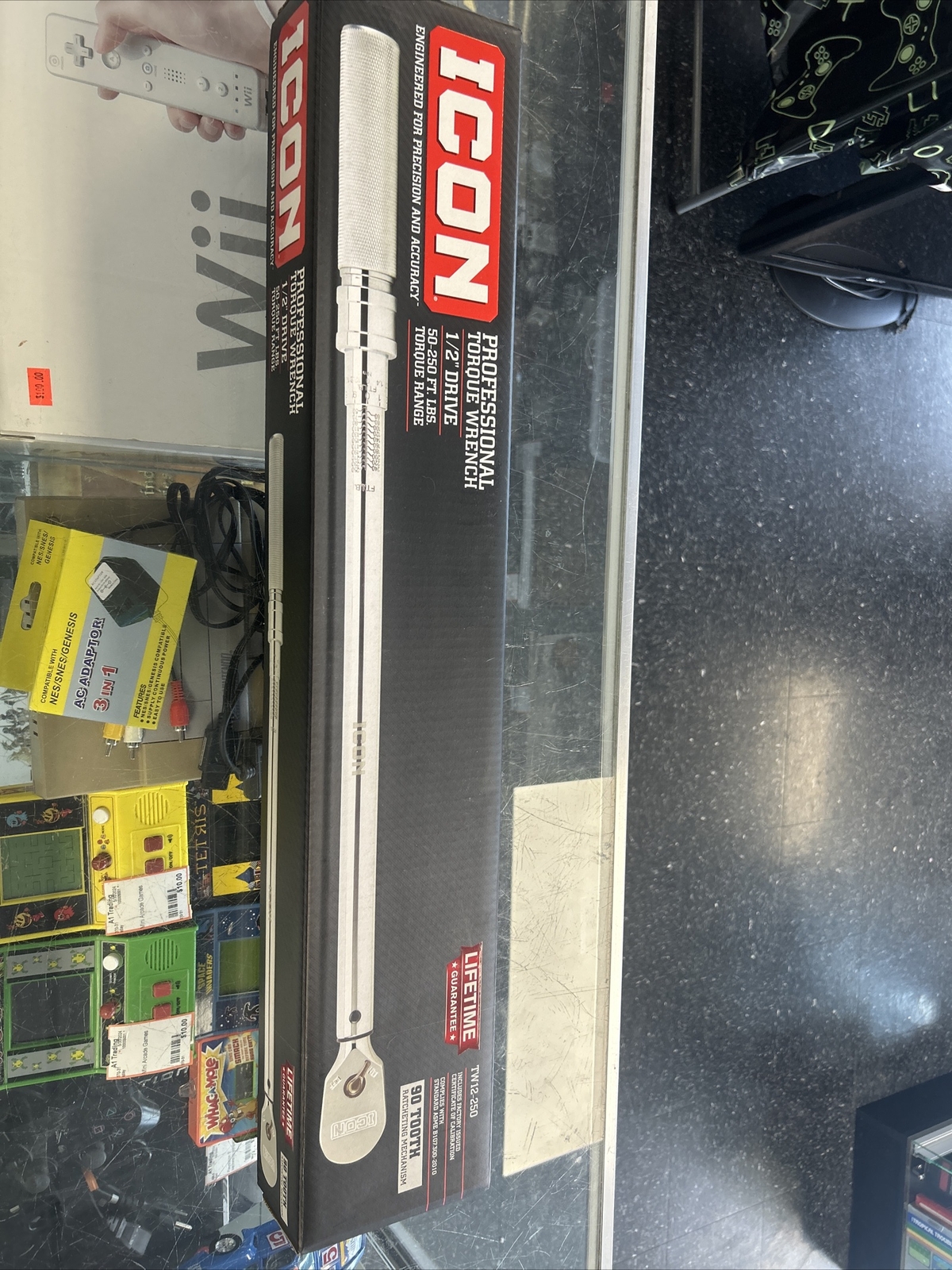 ICON Professional 90T 1/2" 50-250ft Drive Torque Wrench - TW12-250 ...