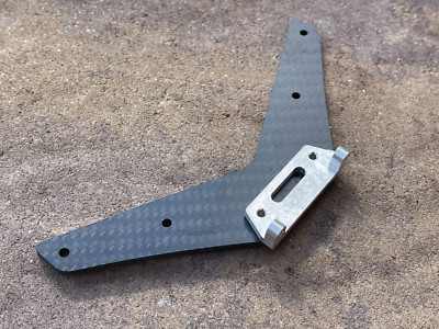 Carbon Fiber +28mm Rear Drag / Oval Body Mount Set For Traxxas Slash | eBay