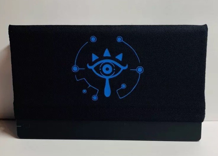 Zelda Blue Sheikah Eye Nintendo Switch Dock Sock Cover Screen Protector ...