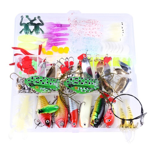 Fishing Lure Kit Lure Bait Set with Box Fishing Lure Set Tackle ...