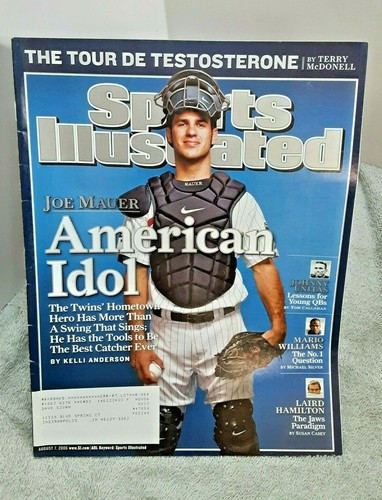 Sports Illustrated August 7 2006 Joe Mauer Minnesota Twins First SI ...