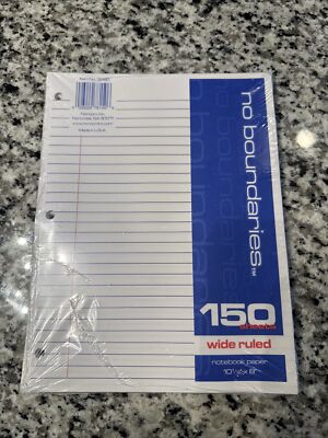 Norcom College Ruled Notebook Paper, 300 Sheets, 10.5" x 8", Made In ...