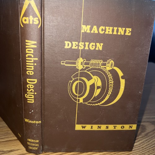 Principles of Machine Design by Winston 1968 10th Print | eBay