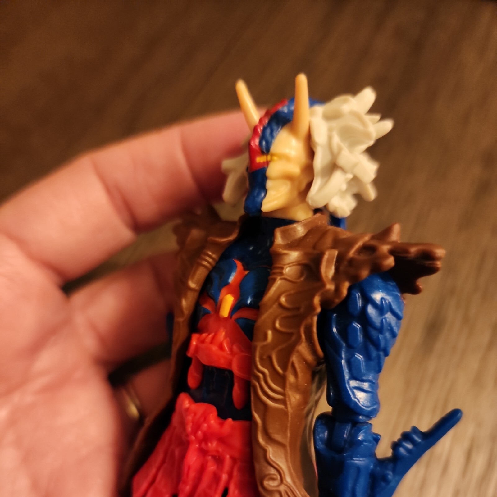 Power Rangers Super Ninja Steel Villain RIPCON Action Figure Red Blue ...