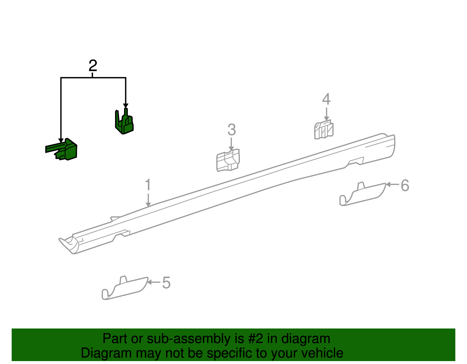 Mercedes-Benz 0019910171 Genuine OEM Rocker Molding Clip for sale ...