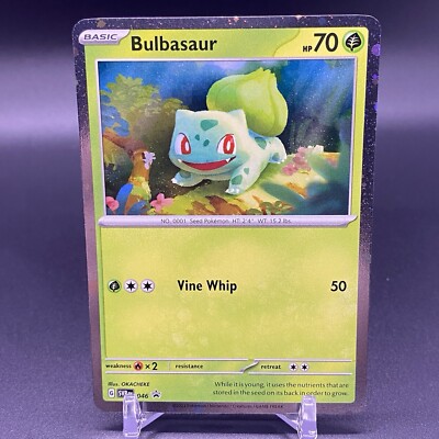 Cosmos! 🚨2023 Pokemon Bulbasaur Holo 046 Sv: Scarlet & Violet Promo ...